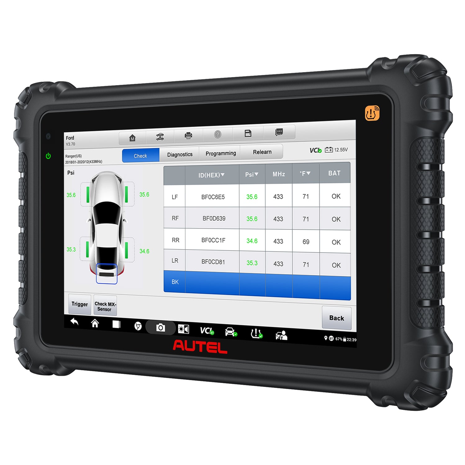 Autel MaxiSYS MS906 Pro-TS丨2-in-1 TPMS and Diagnosis Tool丨TPMS Sensor ...